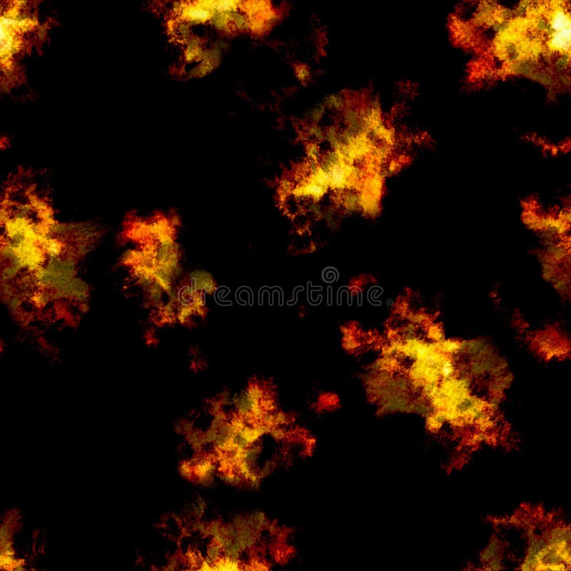 Deep Orange Splashes Pattern. Stock Illustration - Illustration of ...