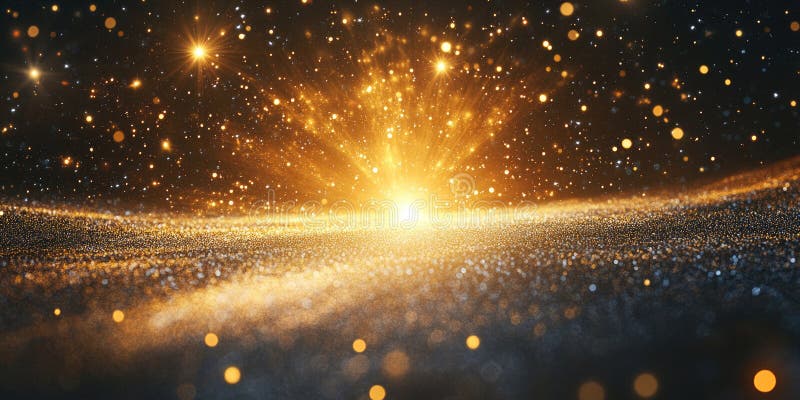 Deep Outer Space with Glowing Stars and Cosmic Dust, Luminous Nebula ...