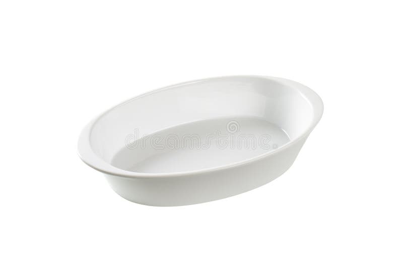 Deep Oval Porcelain Roaster Stock Image - Image of utensil, deep: 50399003