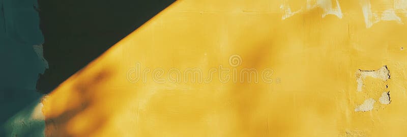 Deep Pastel Yellow Wall Texture with Subtle Grunge Patterns and Dark ...