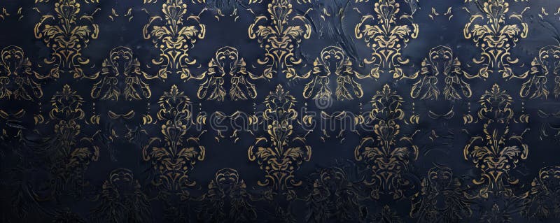 A Deep Patterned Navy Paper Backdrop, Adorned with Sophisticated ...