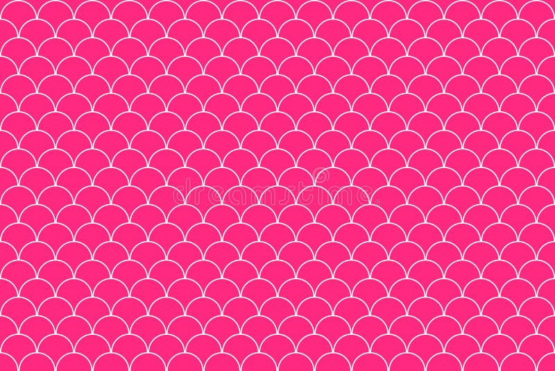 Deep Pink Roof Tiles Pattern Background Stock Illustration ...