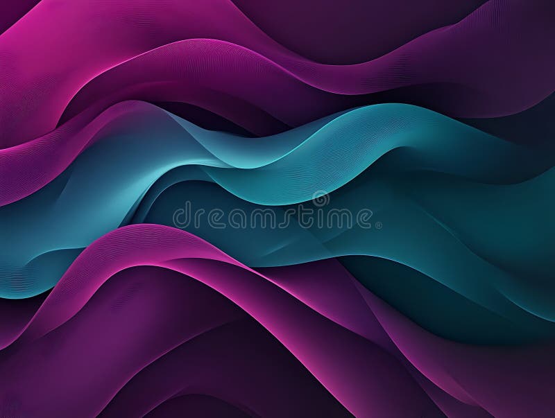 Deep Plum and Dark Teal Merging into a Rich, Vibrant Gradient Stock ...