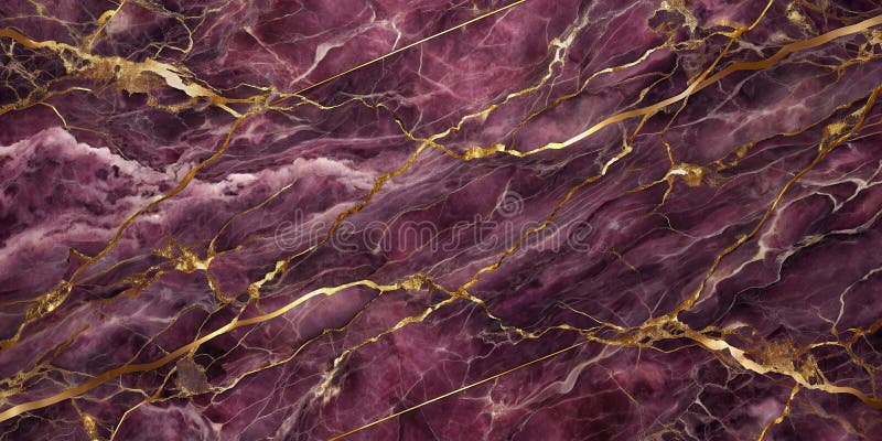 Deep Plum and Gilded Veins a Luxurious Marble Texture for Design ...