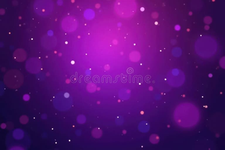 Deep Purple Backdrop, Diffused Sparkle Effect , Cosmic, Bokeh, Subtle ...