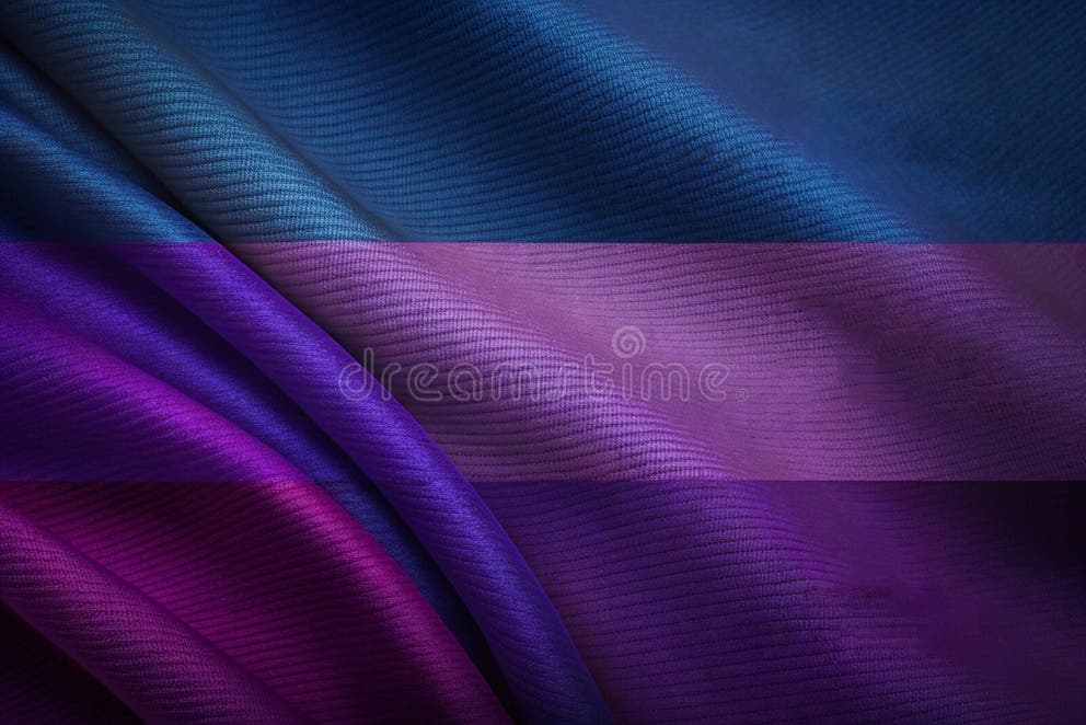 Deep Purple Blue Abstract Background. Gradient. Toned Fabric Surface ...