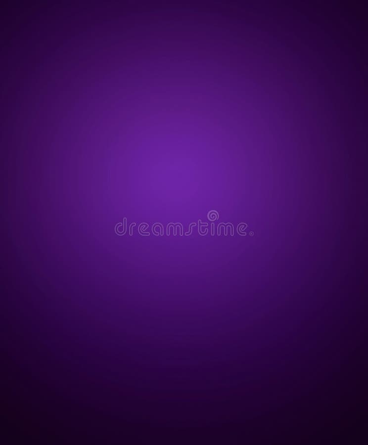 Deep Purple Gradient Background with Soft Light Center and Dark Edges ...