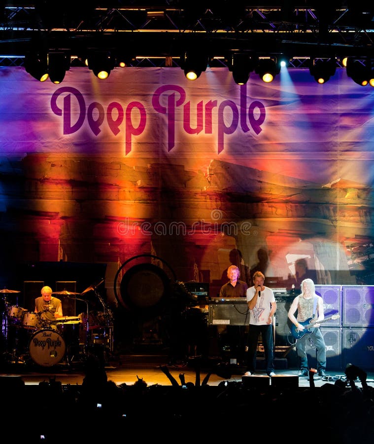 Deep Purple live in Cyprus editorial photography. Image of band - 19502447