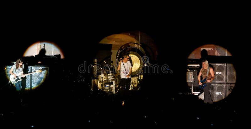 Deep Purple live in Cyprus editorial stock image. Image of concert ...