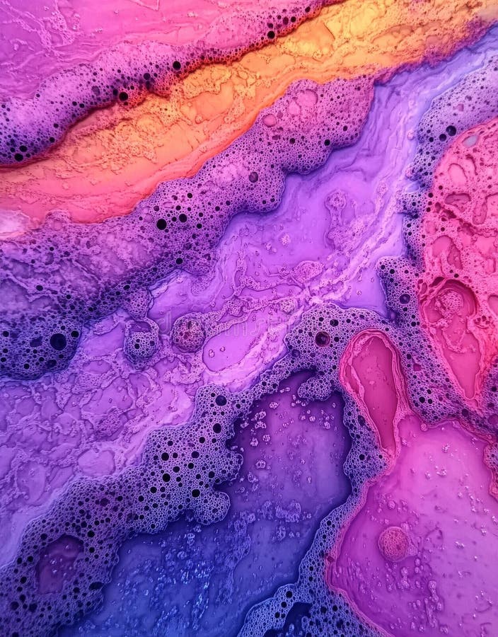 A Deep Purple Nebula Erupts in a Mesmerizing Dance within a Cosmic ...