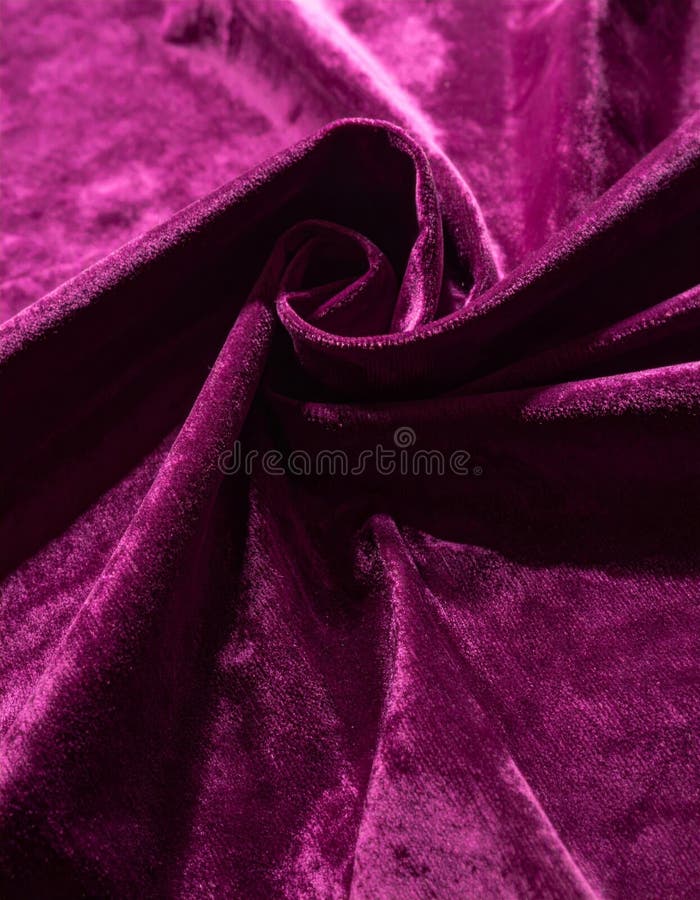 Deep Purple Velvet Fabric Texture Close Up Stock Illustration ...