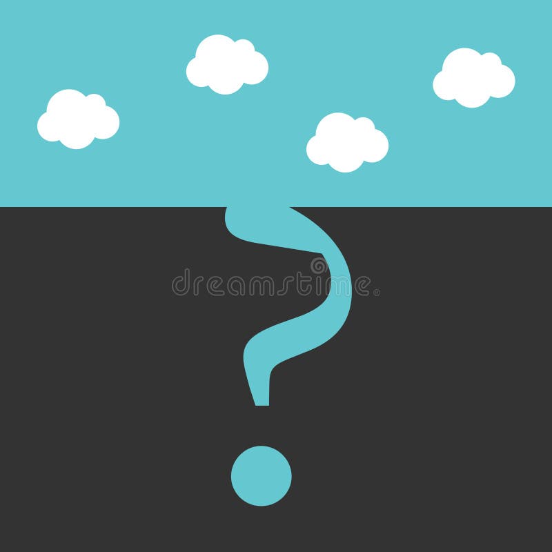 The Deep Question stock illustration. Illustration of graphic - 8466297