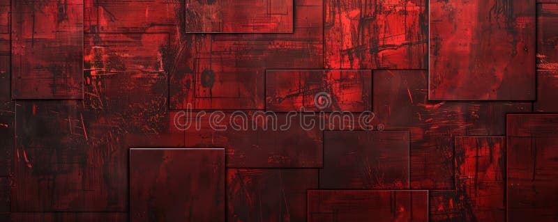 A Deep Red Background with a Slight Gradient and a Metallic Sheen ...