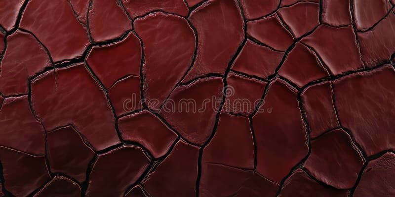 A Deep Red Background with Subtle, Abstract Textures Resembling Cracked ...