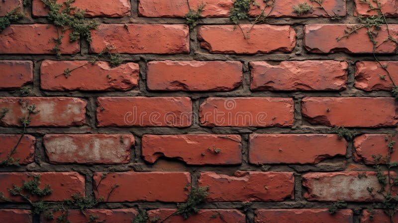 Deep Red Brick Wall Texture, Rough, Uneven Surface High Quality Image ...
