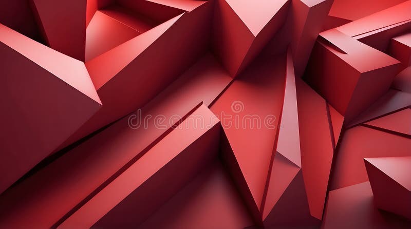 Deep Red Design Featuring Dynamic Diagonal Lines Stock Illustration ...