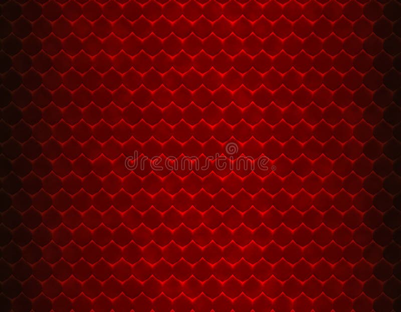 Deep Red Gradient Snake Skin Pattern, Flat Scale Stock Illustration ...