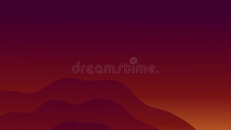 Deep Red Gradient Tender Deformed Objects - Abstract 3D Illustration ...