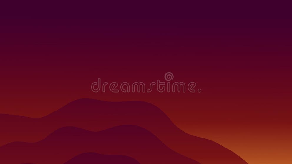 Deep Red Gradient Tender Deformed Objects - Abstract 3D Illustration ...