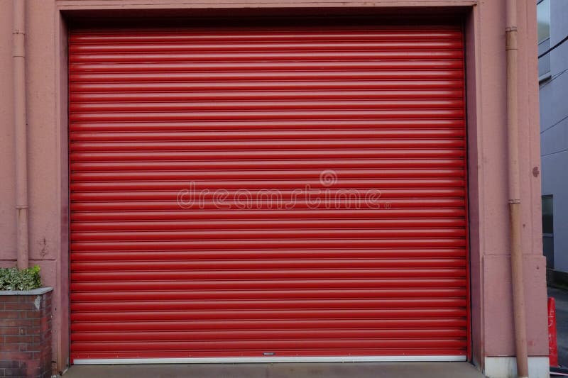 Deep red shutter stock image. Image of abstract, horizontal - 317044565