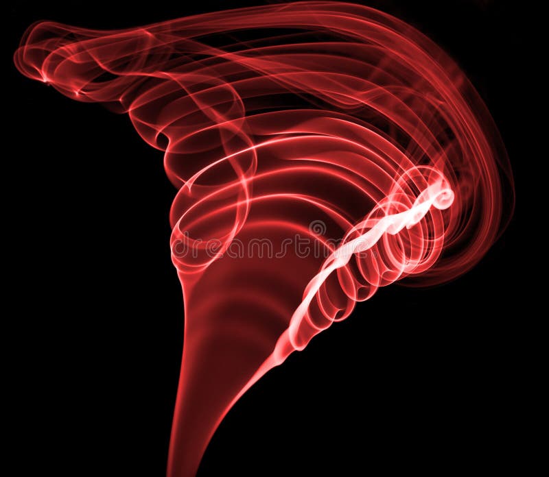 Deep Red Smoke on Black Background. Stock Image - Image of color, white ...