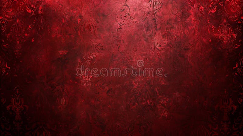 A Deep Red Textured Background with Subtle, Elegant Patterns Creating a ...
