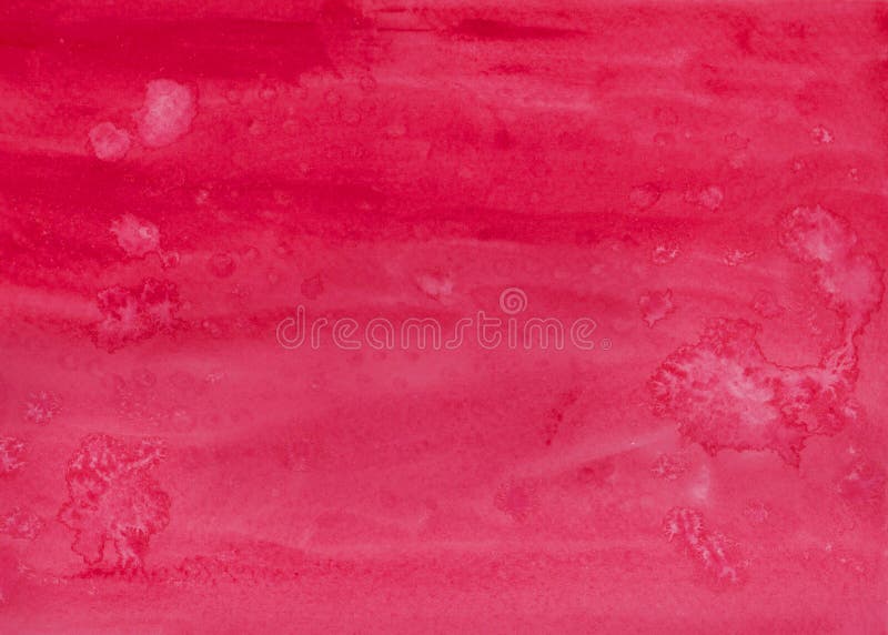 Deep Red Watercolor Background with Stains Stock Image - Image of ...