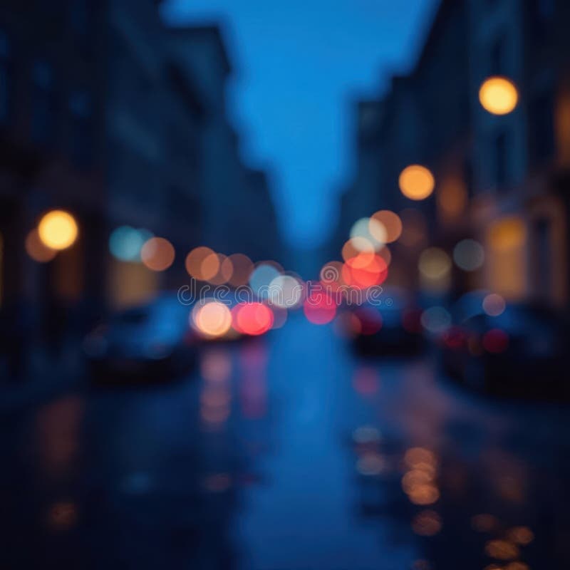 Deep, Rich Blue Bokeh with Subtle Highlights Elegant, Upscale ...
