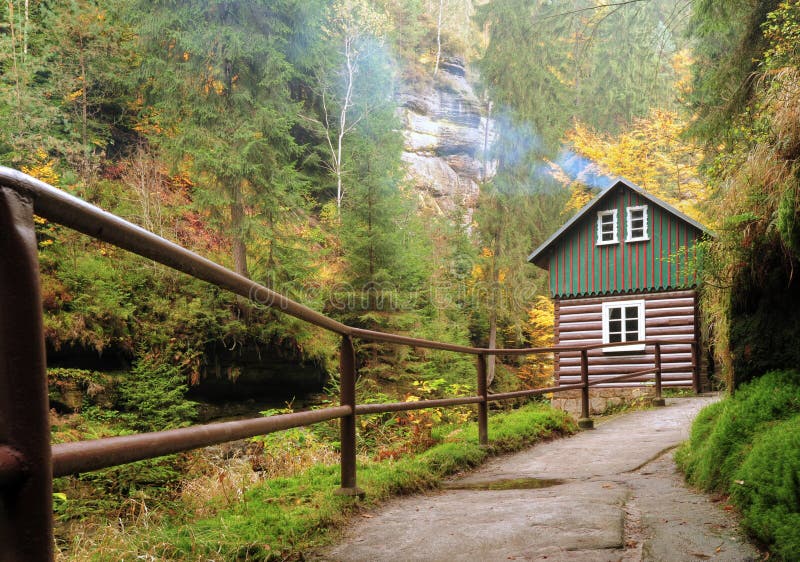 Deep river gorges stock image. Image of grass, trails - 85751589