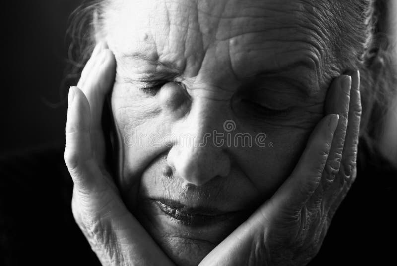 Eye, sadness expression BW stock image. Image of color - 3287653