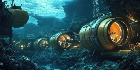 A Deep-Sea Base Where Divers Explore the Ocean Floor for Oceanography ...