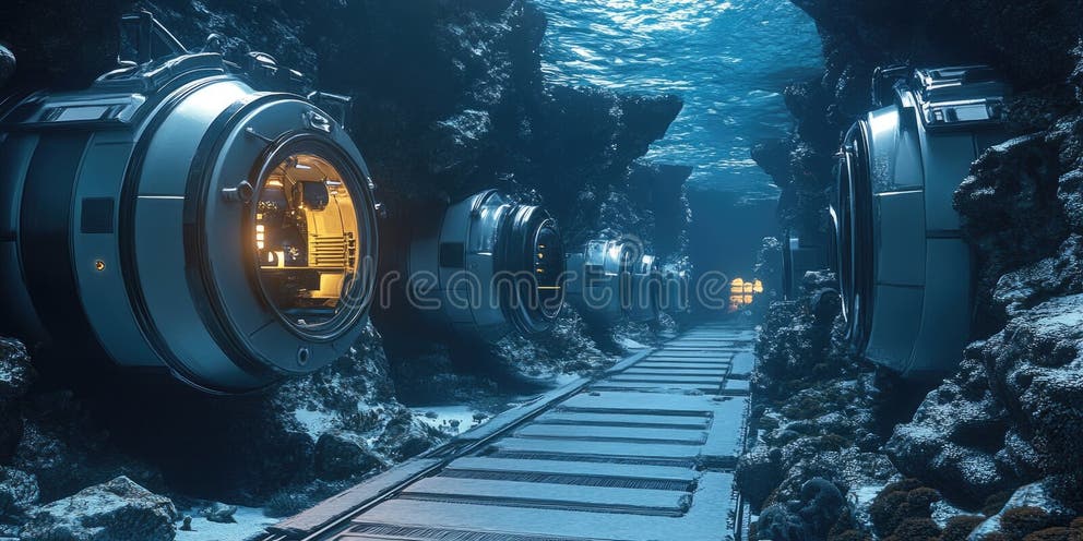 A DeepSea Base Where Divers Explore the Ocean Floor for Oceanography ...