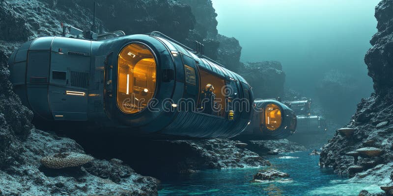 A DeepSea Base Where Divers Explore the Ocean Floor for Oceanography ...