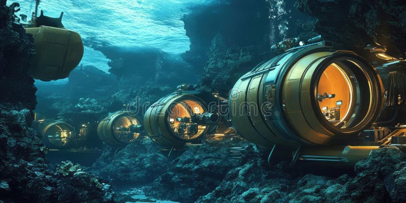A DeepSea Base Where Divers Explore the Ocean Floor for Oceanography ...