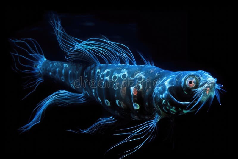 Deep Sea Dragonfish Drawing