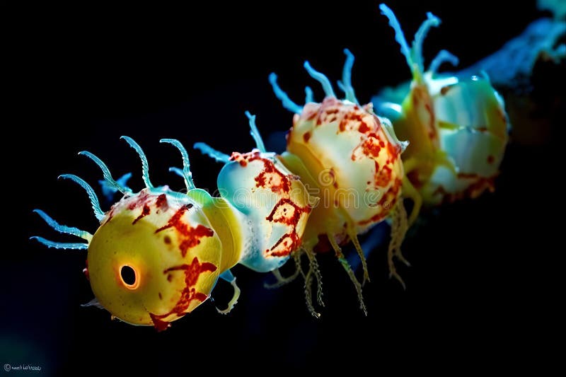 Deep Sea Easter Deep Sea Creatures Find Bioluminescent Eggs Hidd Stock ...
