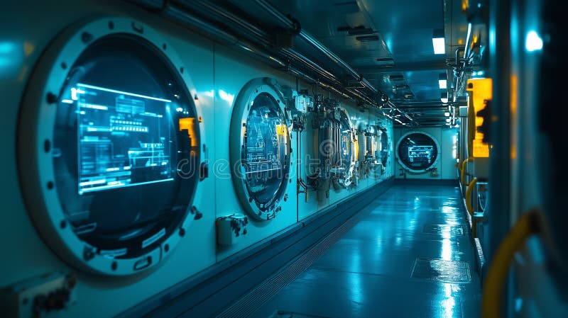 Submarine Research Station Deep Sea Exploration Underwater Technology ...