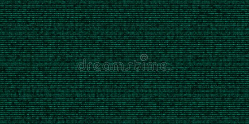 Deep Sea Green Dna Data Code Background. Stock Illustration ...