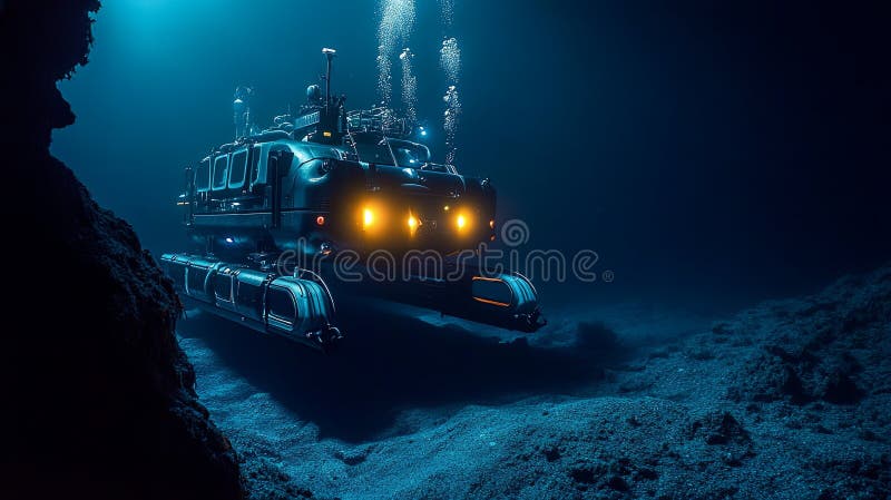Deep Sea Observatory Glowing Lights Stock Photos - Free & Royalty-Free ...