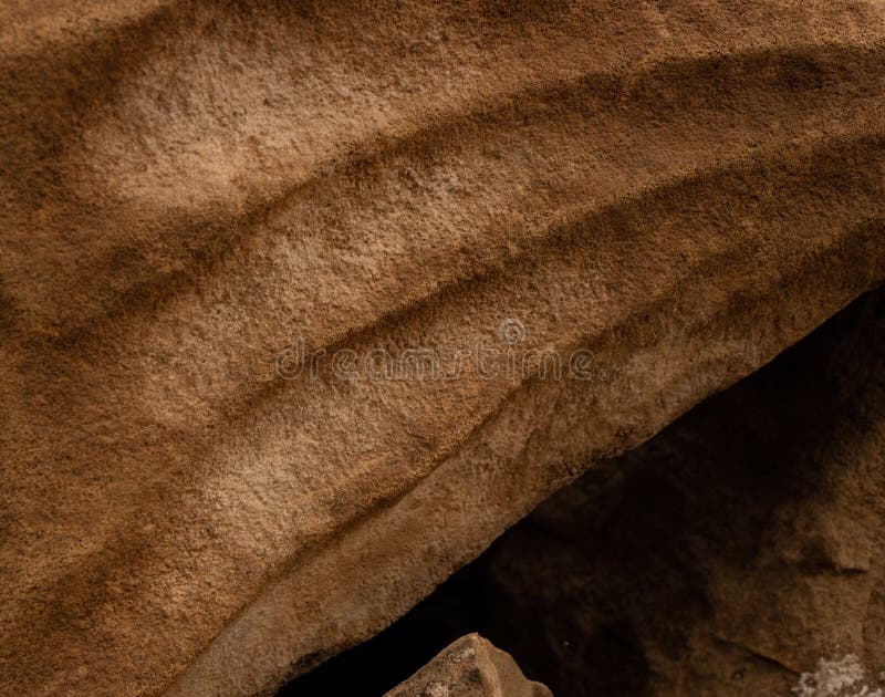 Deep Shadow Under Scalloped Rock Stock Image - Image of outdoor, rocks ...