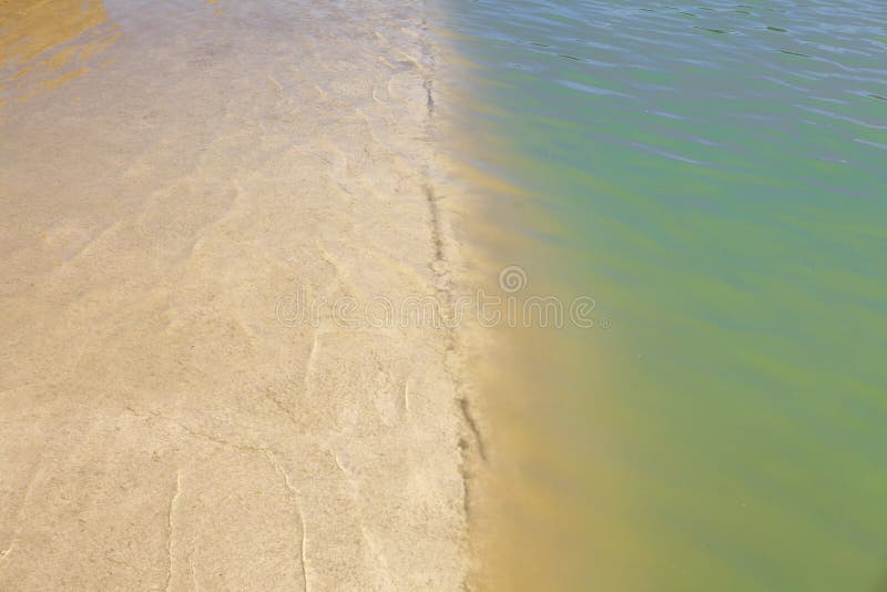 Deep and shallow water stock photo. Image of color, background - 124147804