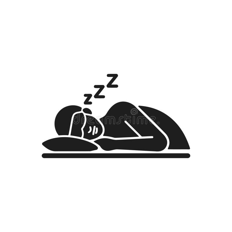 Deep Sleep Comfort Icon stock vector. Illustration of peaceful - 361852404
