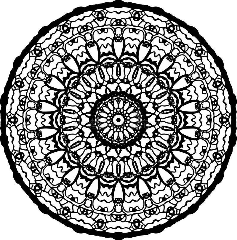 Deep soul eye mandala stock vector. Illustration of motif - 121812082