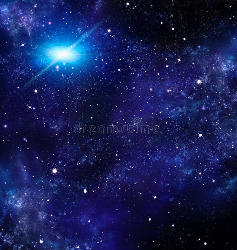 Deep Space, Abstract Background Stock Illustration - Illustration of ...