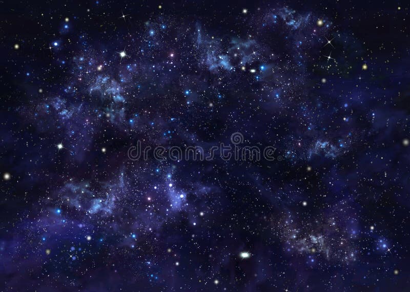 Deep Space, Abstract Background Stock Illustration - Illustration of ...