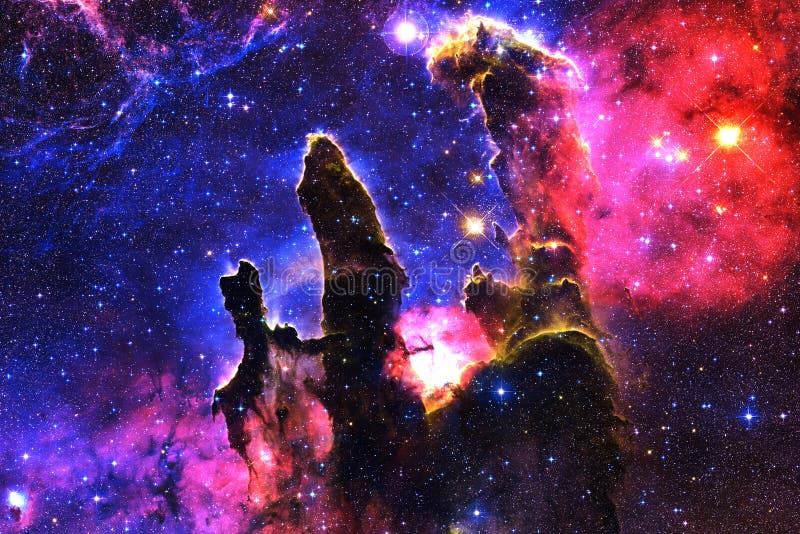 Deep Space Art. Elements of this Image Furnished by NASA Stock Photo ...