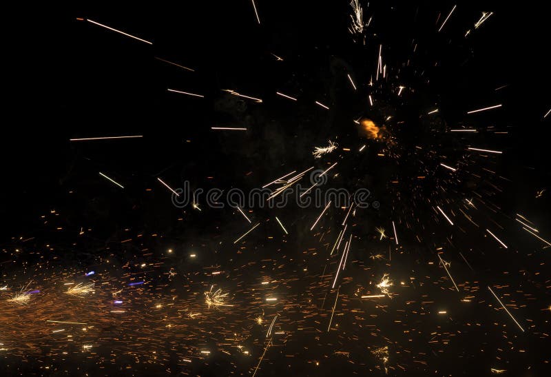 Deep Space Background - Close Up Fireworks Stock Image - Image of fire ...