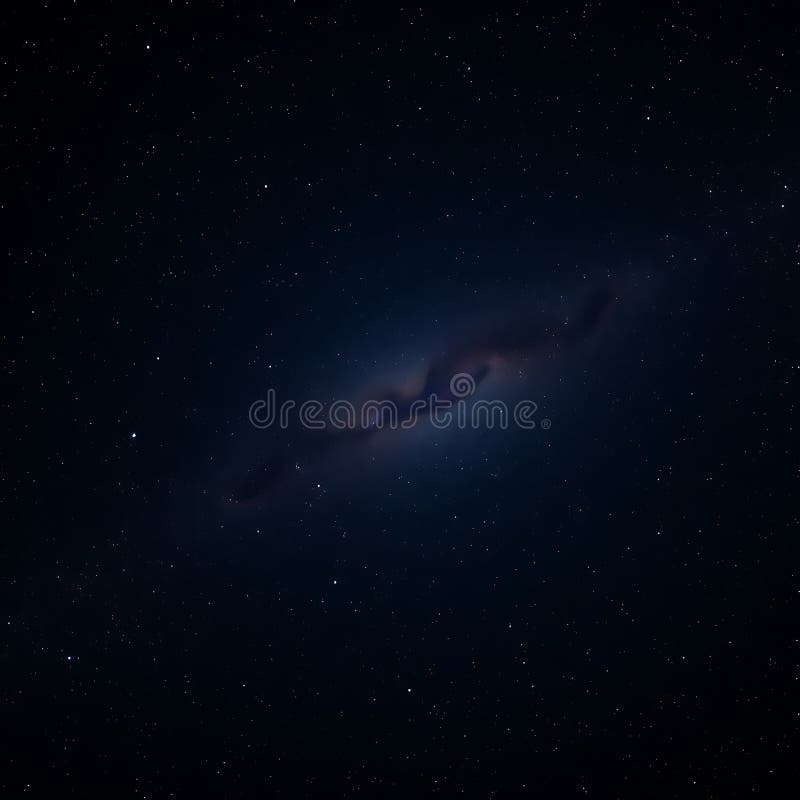 A Deep Space Background with Faint Galaxies Scattered Across a Dark ...