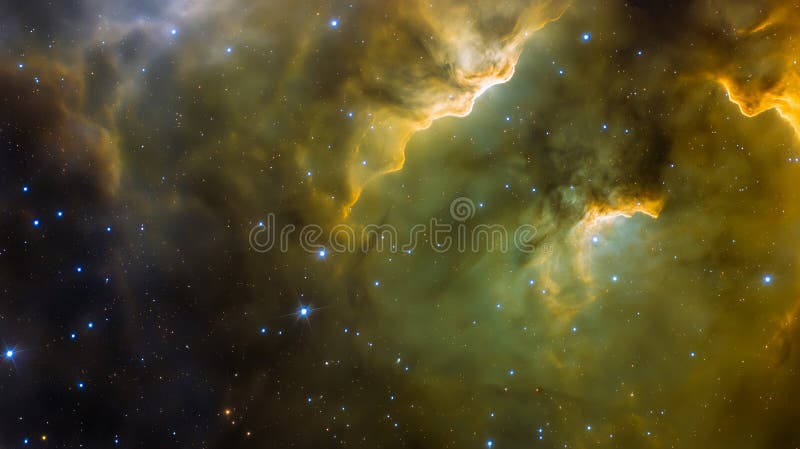 Deep Space Background with Interstellar Dust Stock Illustration ...