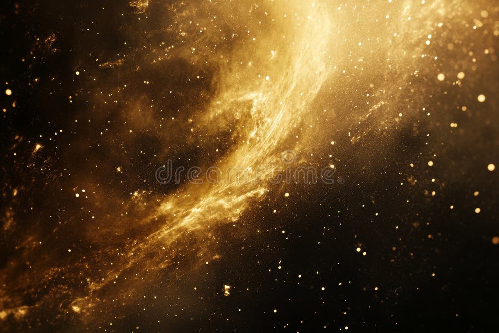 Deep Space Features a Cosmic Vortex that is Enveloped by an Array of Colorful Nebulae and Stars ...